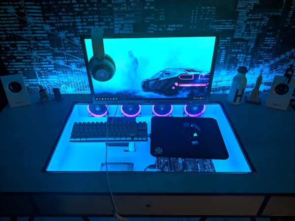 Computers Built into Desks are EPIC! - Computer Station Nation