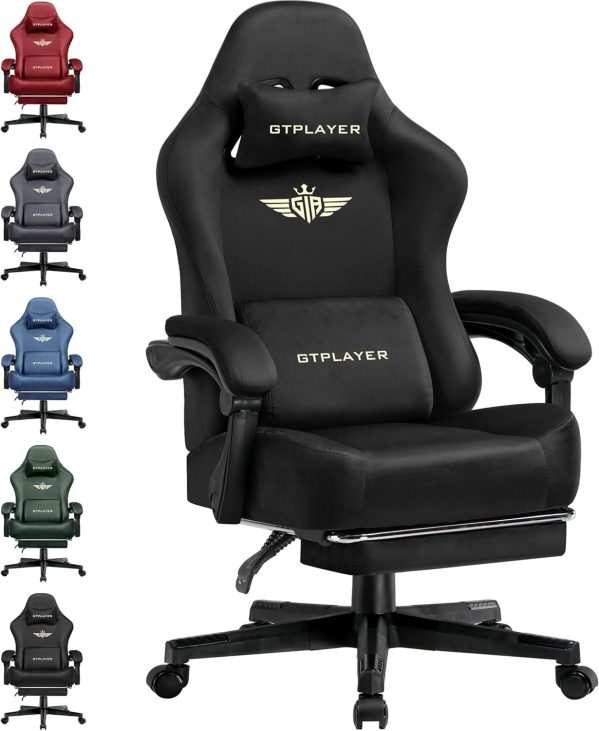GTPLAYER Big and Tall Gaming Chair Review — Fabric, Springs, Built to ...