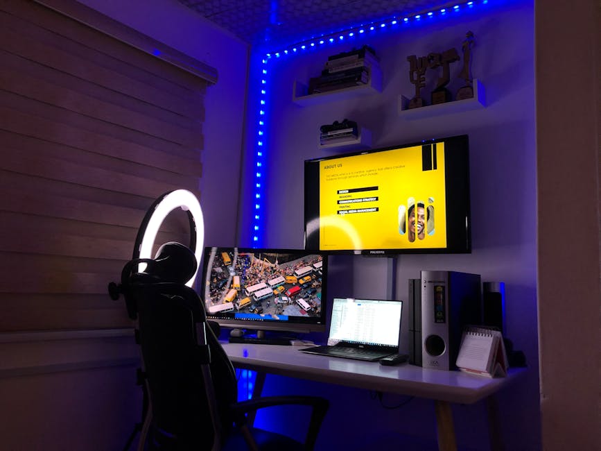 How to Set Up Bias Lighting Behind Your Monitor - Computer Station Nation